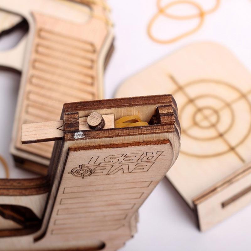 Promo The Everest Project Pistol Bedil Rubber Gun Tembakan Cicak Mainan ...