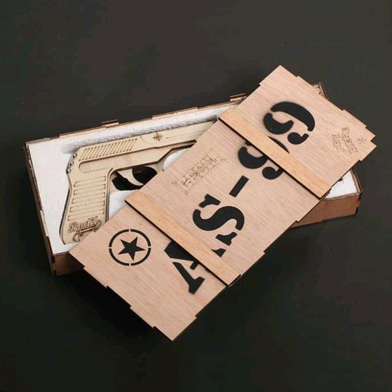 Promo The Everest Project Pistol Bedil Rubber Gun Tembakan Cicak Mainan ...