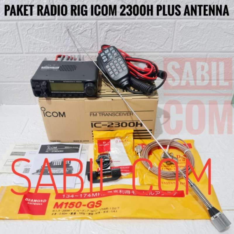 Jual Jual Radio Rig Icom Ic 2300H Plus Paket Antena Mobil di Seller Dikaza Store - Cengkareng ...