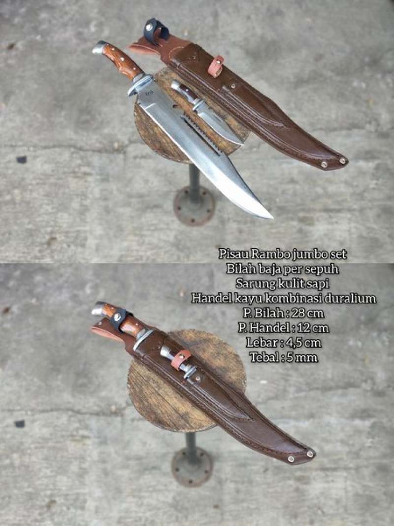 Promo Pisau Sangkur Pisau Camping Dan Peralatan Survival Pisau Berburu ...