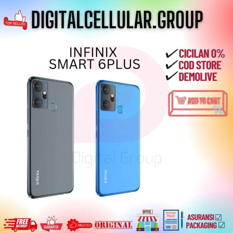 Jual Infinix Smart 6 Plus 3/64 Gb Di Seller Digitalcellulargroup Store ...