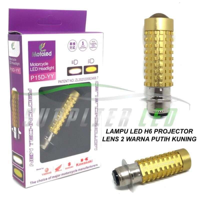 Promo Lampu Led Motor Socket H6 Laser Projector Lens Dua Warna Mt-led Csp Diskon 15% Di Seller ...