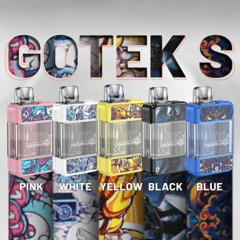 Jual Aspire Gotek S 650mAh Pod Kit by Aspire - GotekS Pod Kit - YELLOW ...