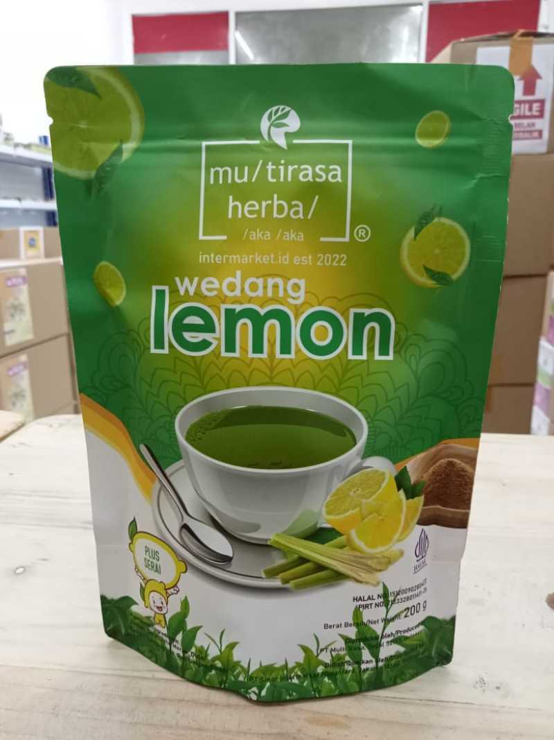 Jual Wedang Multirasa Herbal Lakalaka, Rasa Lemon plus Serai, 200g di ...