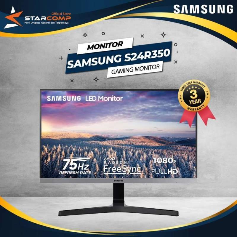 Jual Monitor Samsung Led Ips S24r350/ Ls24r350fhe - Full Hd 24 Inch Di ...