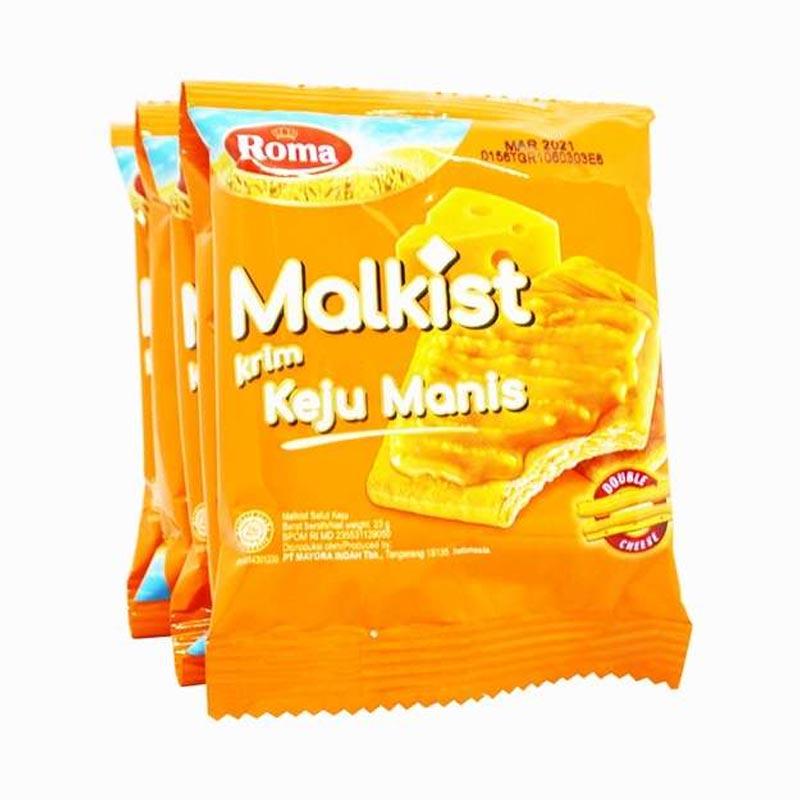 Jual ROMA Malkist KEJU MANIS Kemasan Renceng [10 sachet] di Seller ...