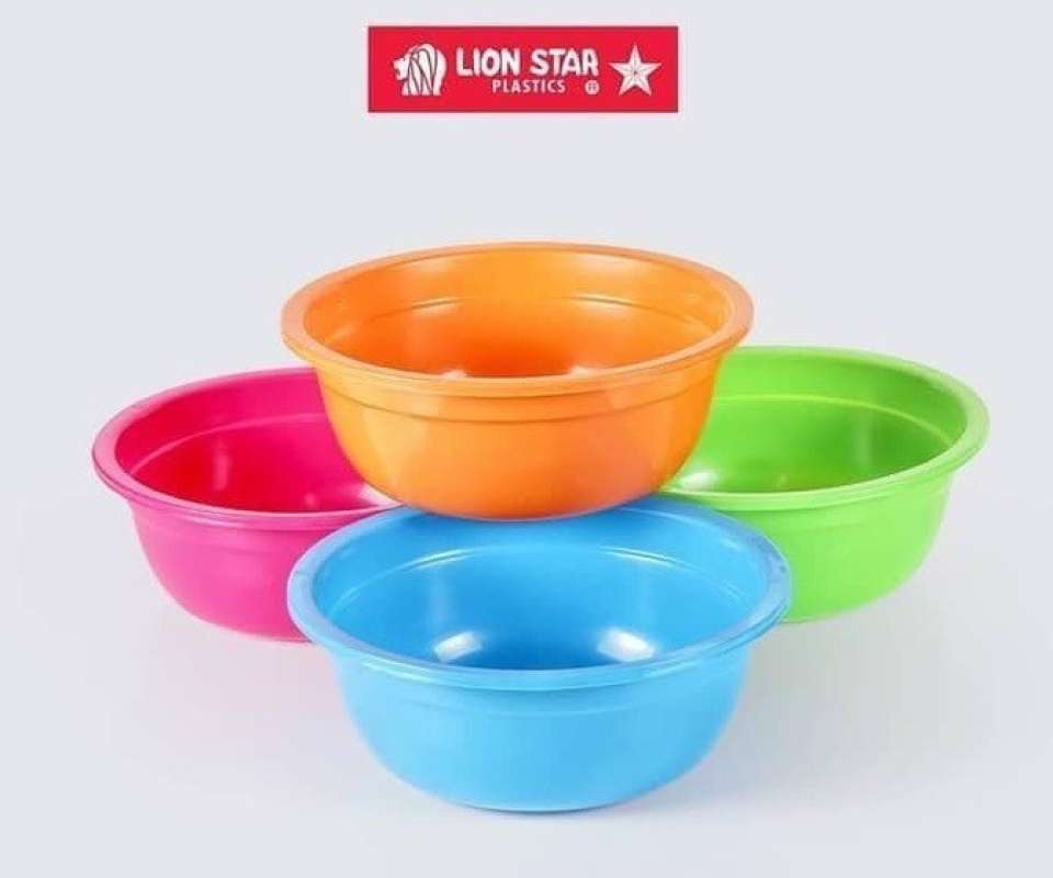 Jual Lion Star BA 5 Round Basin Baskom Plastik Deluxe No. 14 Lionstar ...