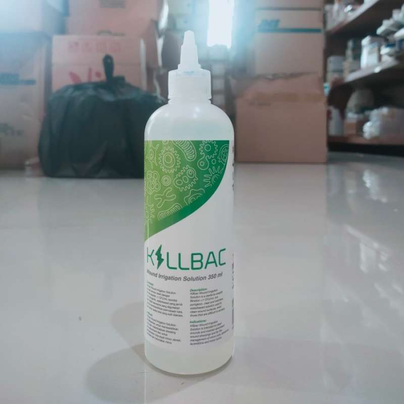 Promo KILLBAC wound irrigation solution 350 ML kilbac Cairan pencuci ...