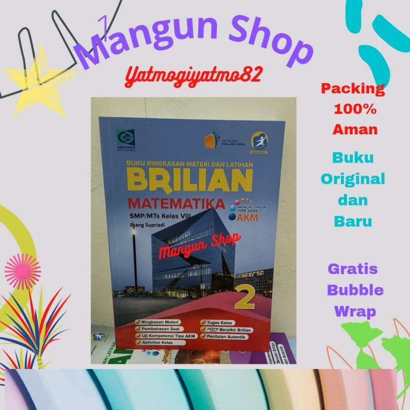 Jual Buku Brilian Matematika AKM Kelas VIII.8 SMP/MTs Kurikulum 2013 Edisi Revisi di Seller ...