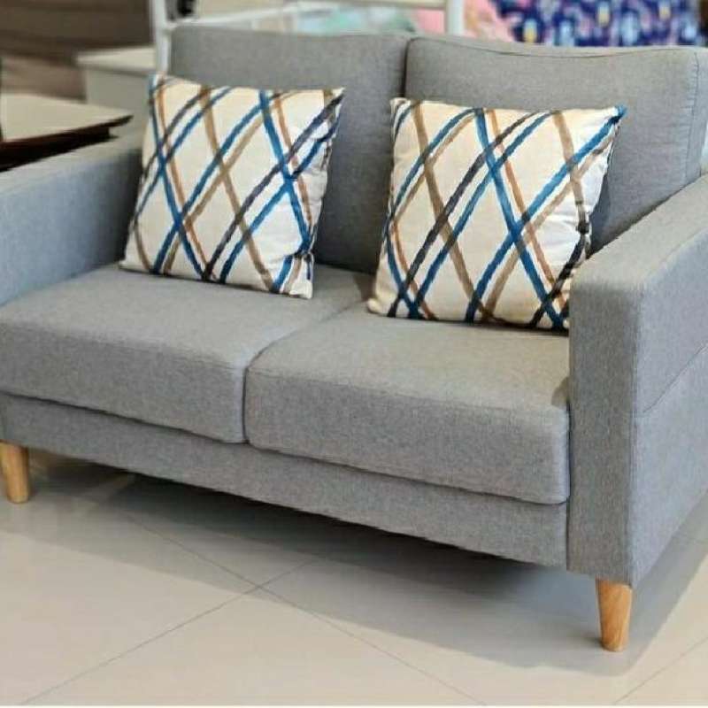 Jual Sofa Informa 2 Seater Carlton Grey Sofa Tamu Sofa Ruang Tamu Kursi ...