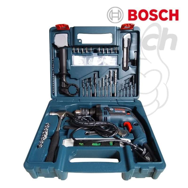 Jual Mesin Bor Tembok Beton Listrik Bosch GSB 13 RE & Tool Kit ...
