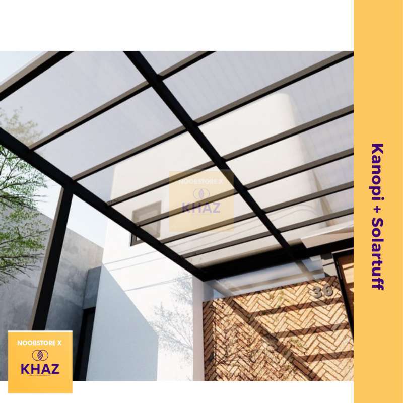 Jual Kanopi Atap Rumah Transparan Solartuff Bening/clear Di Seller Khaz ...