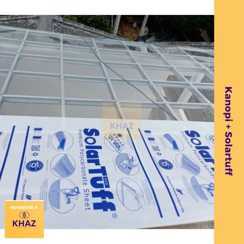 Jual Kanopi Atap Rumah Transparan Solartuff Bening/clear Di Seller Khaz ...