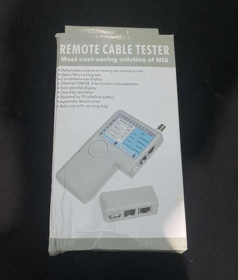 Jual Remote Kabel Tester / Alat Pengetesan Kabel Lan Utp Rj45 Rj11 Usb ...