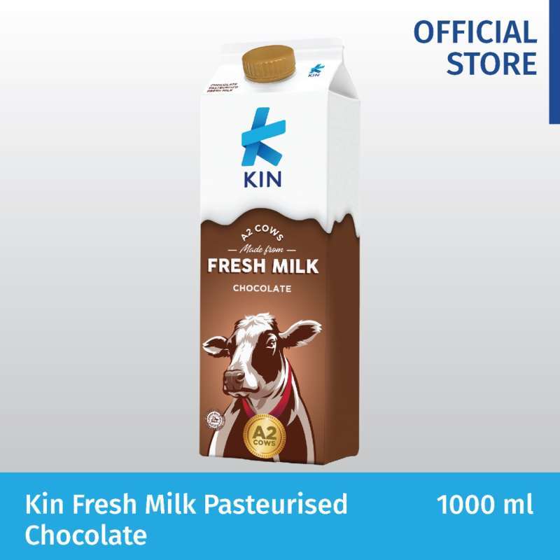 Promo KIN Pasteurised Fresh Milk Chocolate [1000 mL] Diskon 1% di Seller Dede collection - Kebon ...