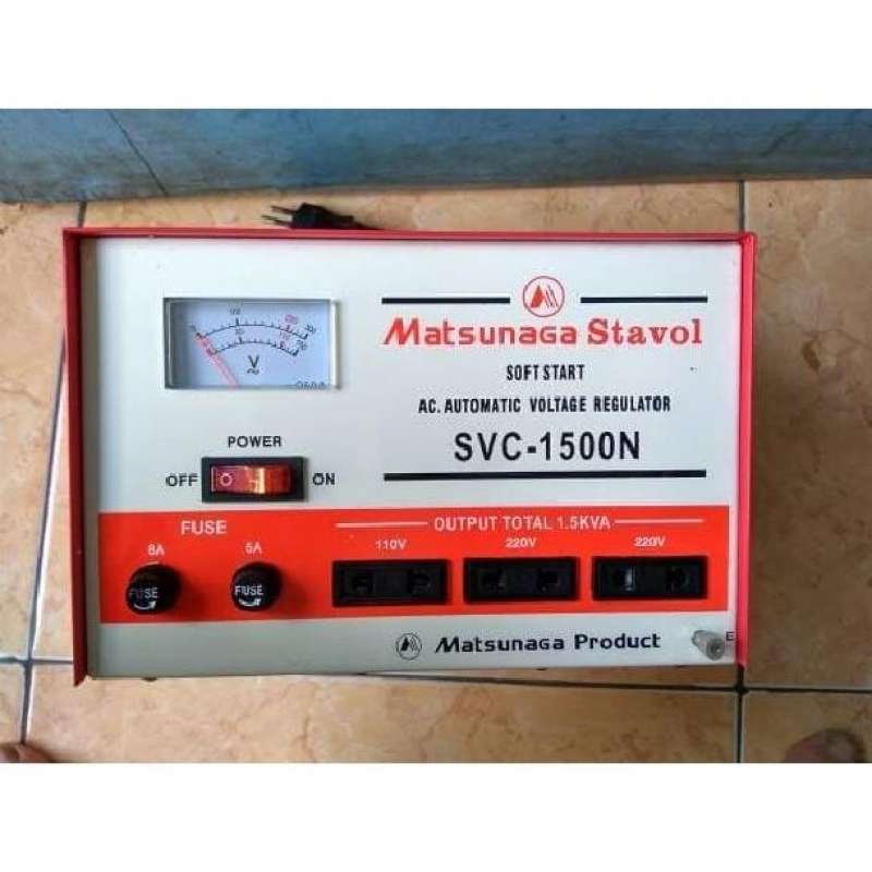 Jual stabilizer matsunaga stavol 1500w / 1500 watt / 1500 watt di Seller Samuraistore - Sunter ...