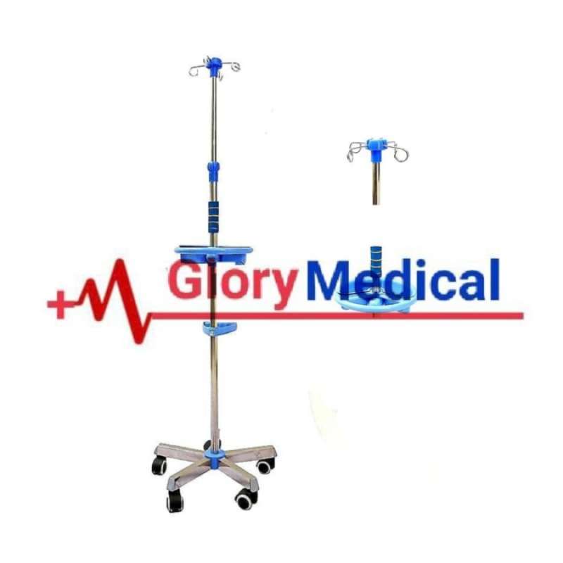 Promo Tiang Infus Standard Rumah Sakit Stainless Steel Type Premium A/b ...