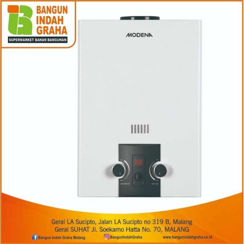 Jual Modena GI 6A V Gas Water Heater di Seller Bangun Indah Graha ...