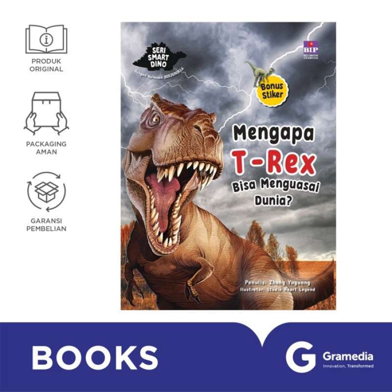 Promo Buku Seri Smart Dino: Mengapa T-rex Bisa Menguasai Dunia? Diskon ...