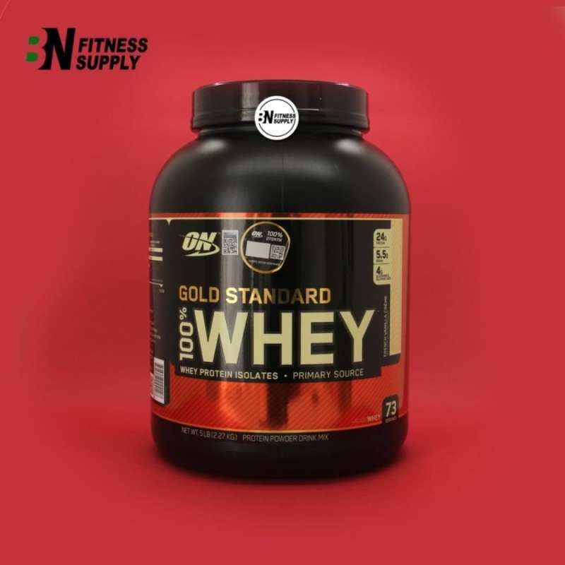 Jual On Optimum Nutrition Gold Standard 100% Whey Protein Isolates Di ...