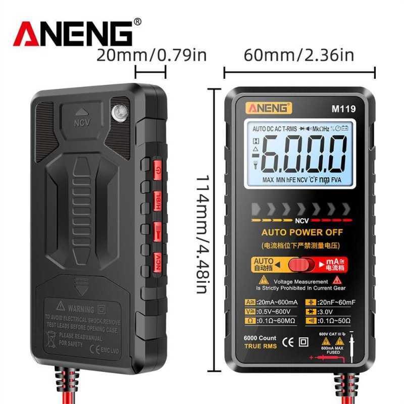Jual Digital Multimeter Multitester Voltage Tester with NCV Sensing di ...