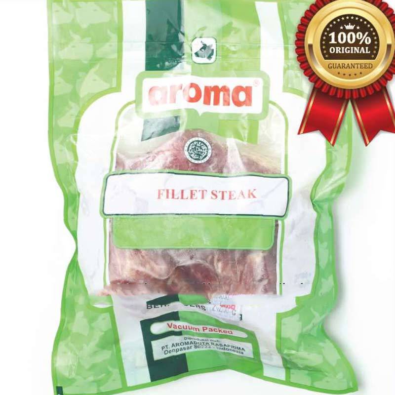 Jual Aroma Fillet Steak Vacuum No Fat Daging Sapi Segar [2 X 200 G] Di ...