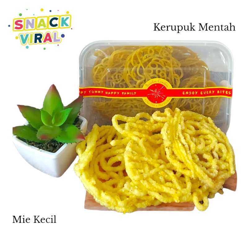 Promo Snack Viral - Kerupuk Mie Kecil Golong Ciplok Kecil - Kerupuk ...