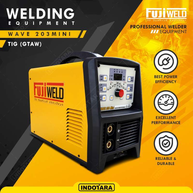 Jual Mesin Las Fujiweld TIG (GTAW) Welding Wave 203Mini ( PFC Version ) di Seller PT Indotara ...