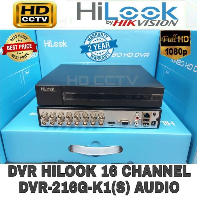 Promo Tahun ini aja kak DVR HILOOK 16 CHANNEL 216G-K1(S) AUDIO TURBO HD ...