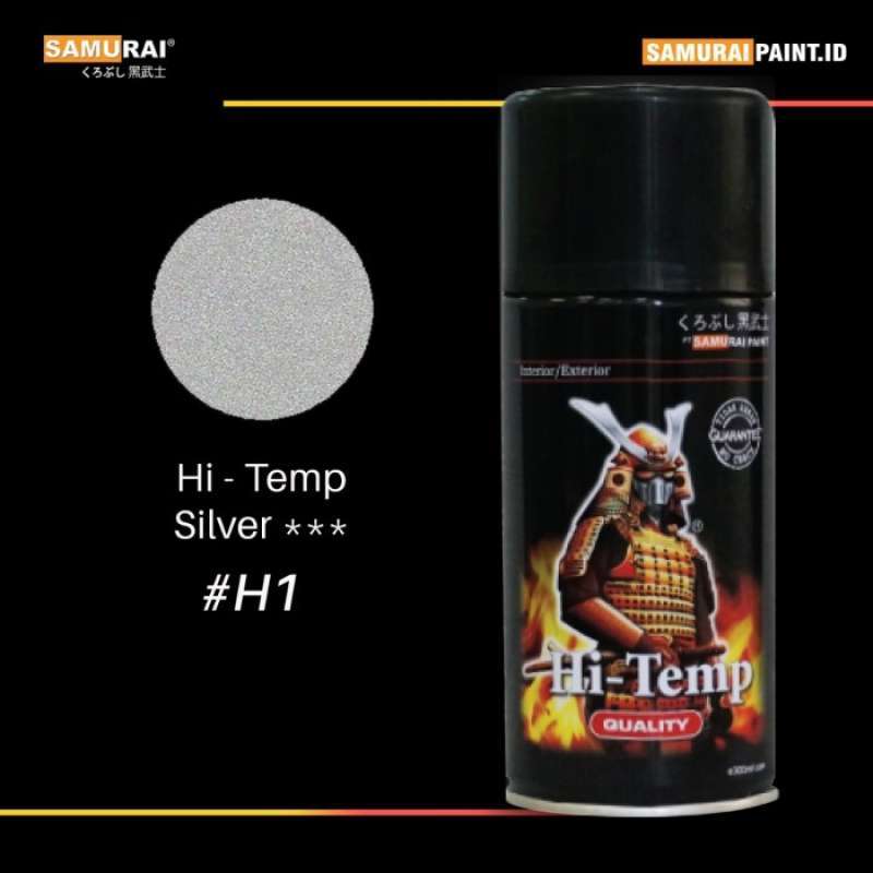 Promo Cat Samurai Paint Hi temp Silver tahan panas h1 - Multicolor ...