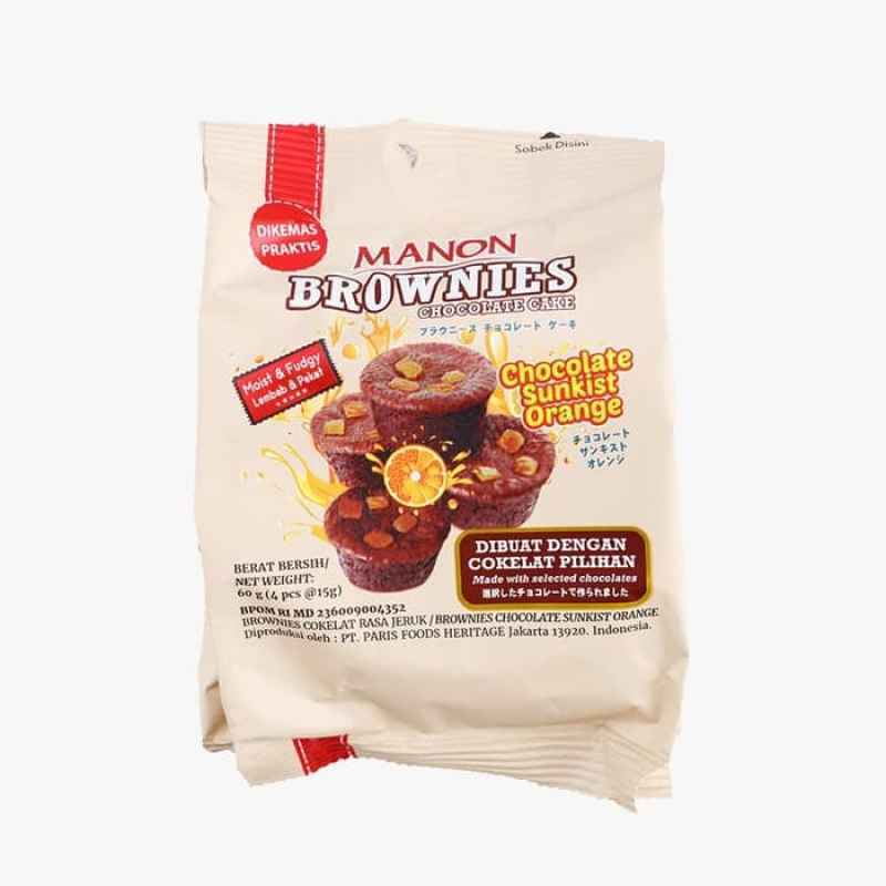 Jual Manon Gusette Brownie-sunkist Orange (kv) [60g] Di Seller Blibli ...