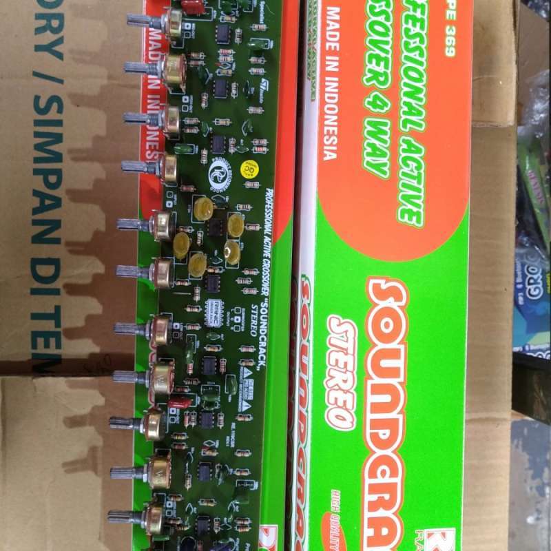 Jual kit aktif crossover soundcrack 4 way di Seller Kedai Aneka Barang ...