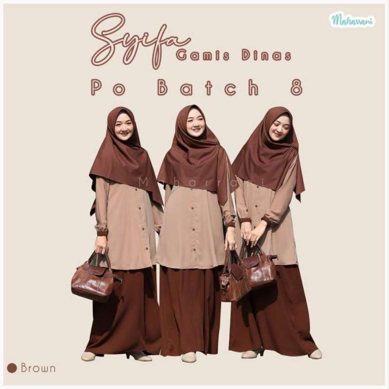 Jual Seragam Pramuka Wanita Guru Syifa Dress By Maharani Seragam ...