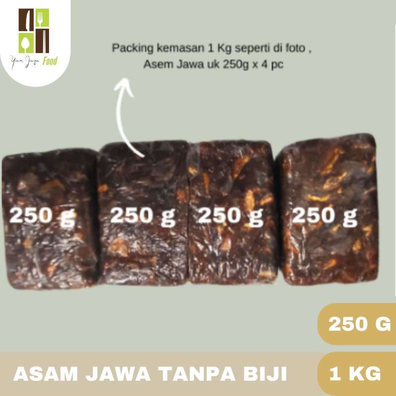 Jual Asem Jawa Tanpa Biji Asli Asam Jawa [250g/1Kg] - 1 KG di Seller ...