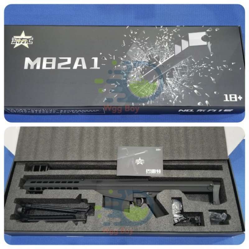 Promo Wgg Wgb Dfh Barrett M82a1 Gel Blaster Bolt Action Dong Fang Hui Diskon 3% Di Seller Toys ...