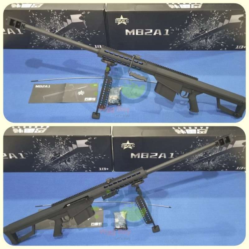 Promo Wgg Wgb Dfh Barrett M82a1 Gel Blaster Bolt Action Dong Fang Hui Diskon 3% Di Seller Toys ...