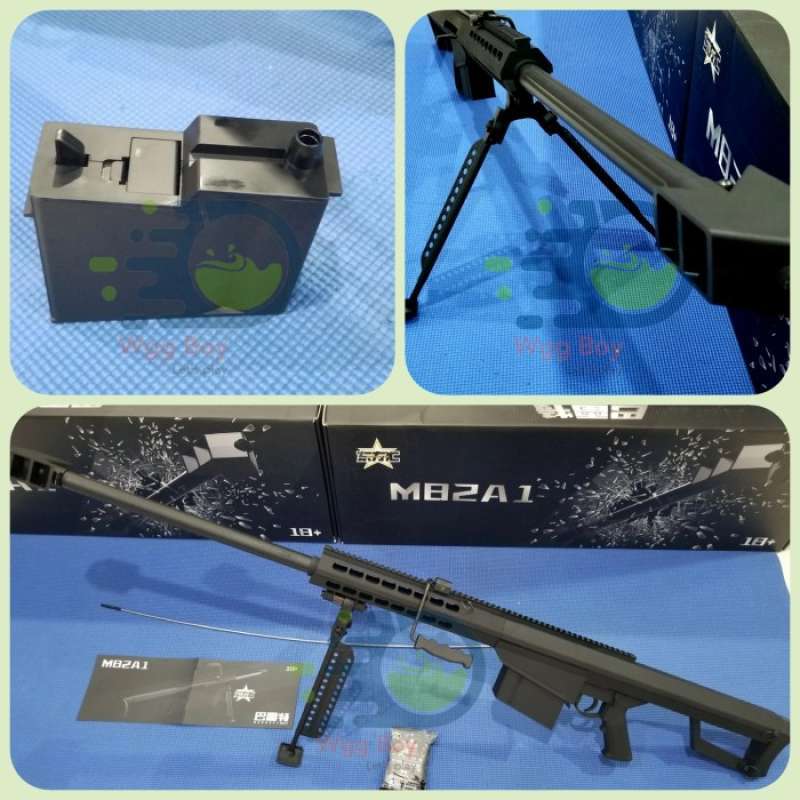 Promo Wgg Wgb Dfh Barrett M82a1 Gel Blaster Bolt Action Dong Fang Hui Diskon 3% Di Seller Toys ...