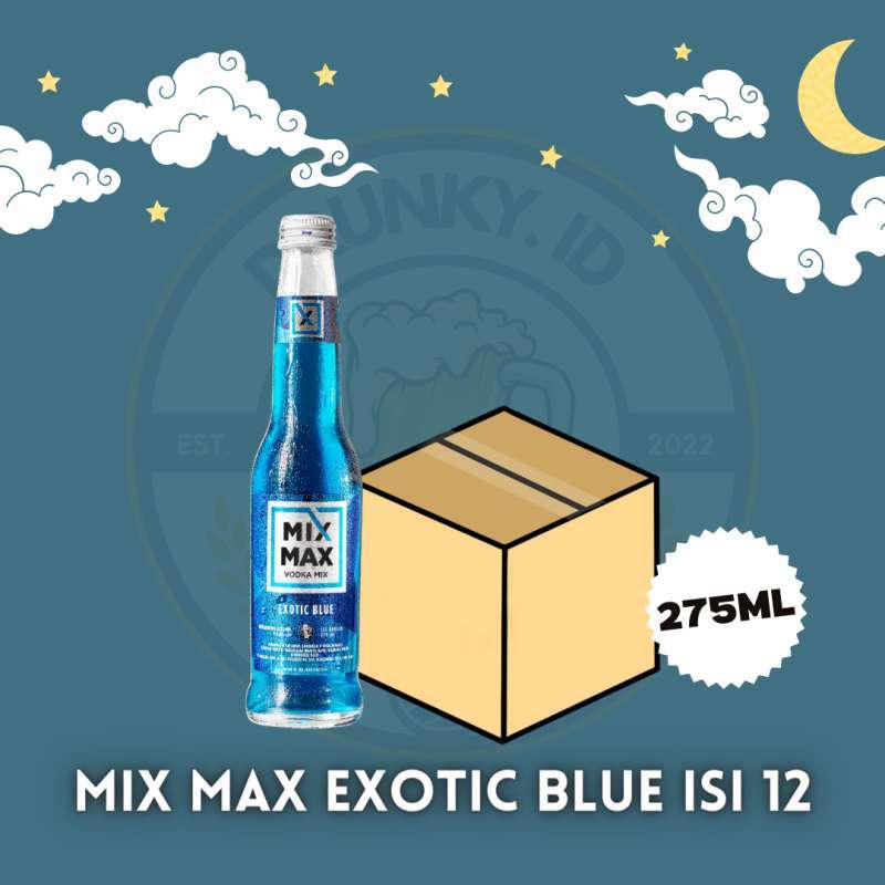 Jual Mix Max Exotic Blue 275 ml 1 Dus di Seller Drunky.id - Wiyung ...