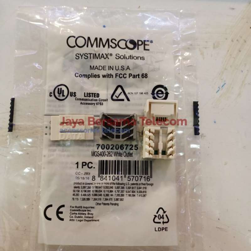 Promo modular cat.6 systimax Commscope/modular Cat.6 systimax Diskon 9% ...