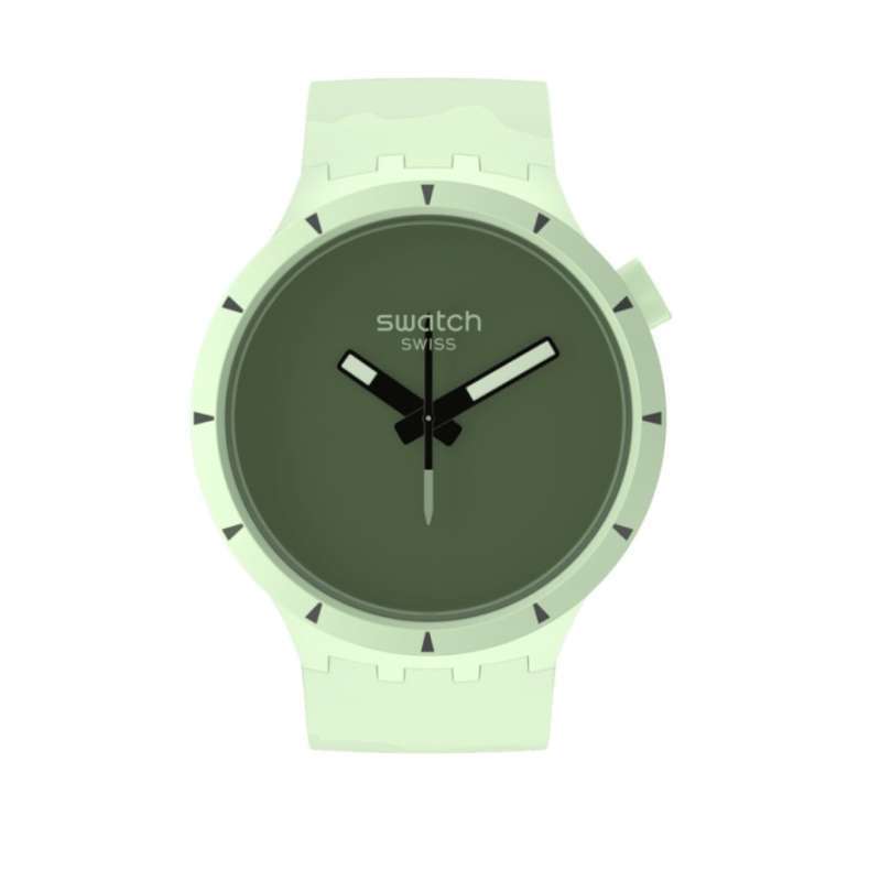 Promo Jam Tangan Pria Swatch SB03G100 BIG BOLD BIOCERAMIC FOREST ...
