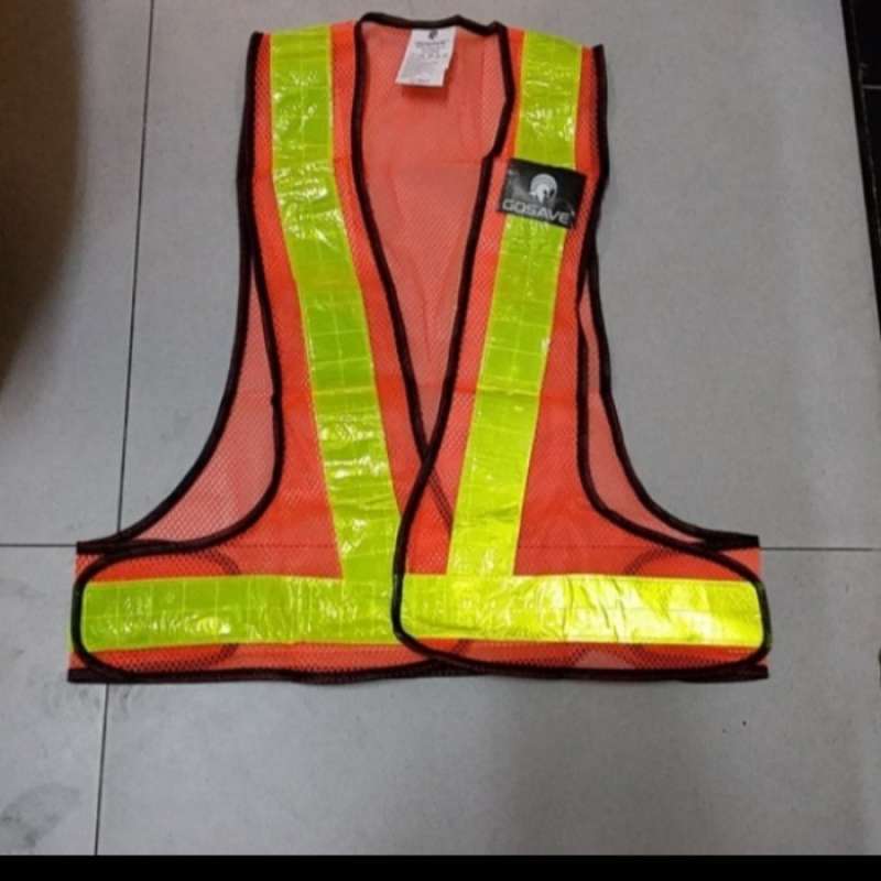 Promo rompi proyek jaring/rompi proyek v gosave orange Diskon 23% di ...