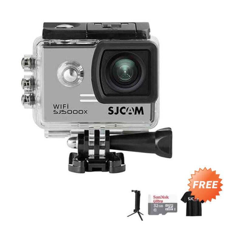 Promo SJCAM SJ5000x Elite 4K Action Camera 3 Way Basic 32GB ORIGINAL ...