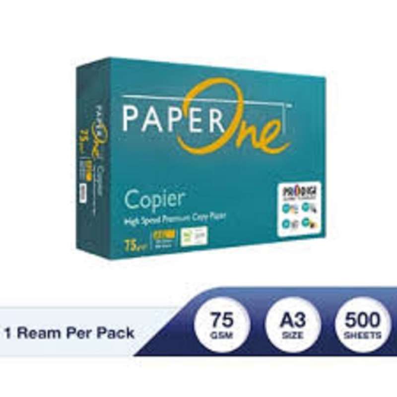 Jual Kertas Hvs Paper One Kertas A4 75gr Hvs 1 Rim Di Seller