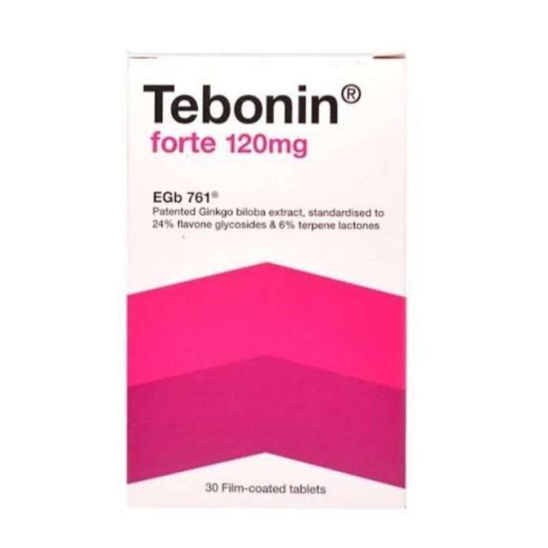 Jual Tebonin Forte 120mg Ginkgo Biloba Extract 30 Tablet Di Seller ...