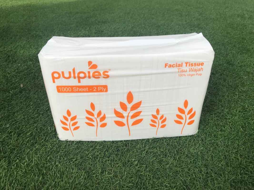 Jual PULPIES Premium Facial Tissue - Tisu Wajah 2 ply Jumbopack 1000 ...