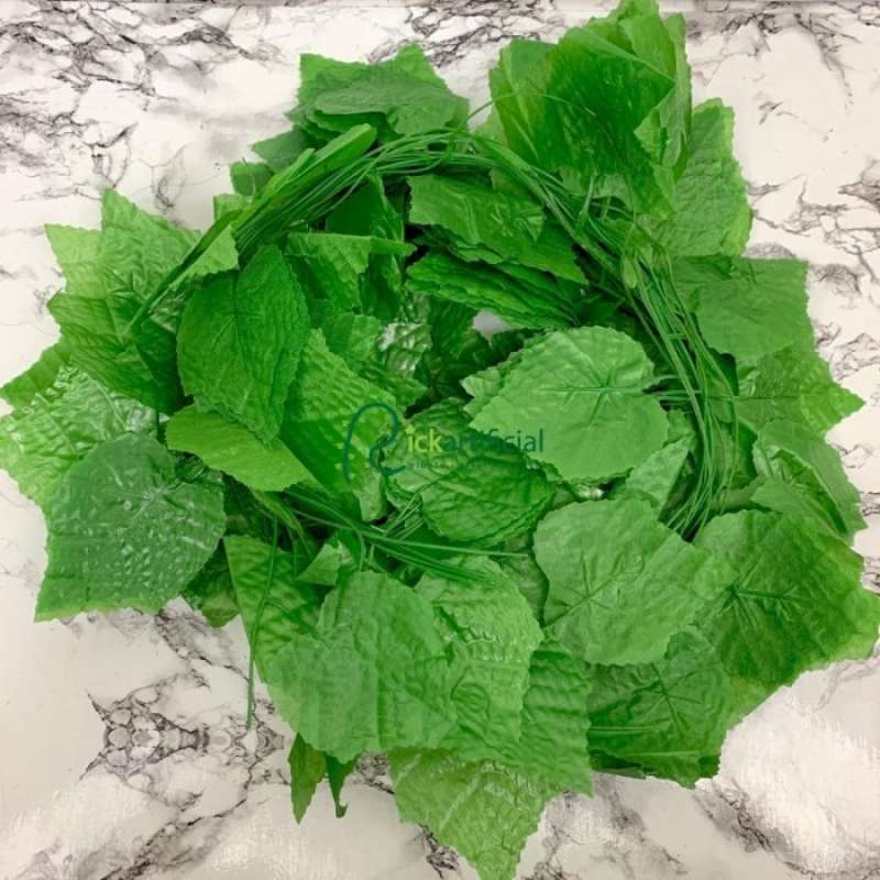 Jual Daun Rambat Anggur Hijau Muda Tanaman Artificial Hiasan Dinding ...