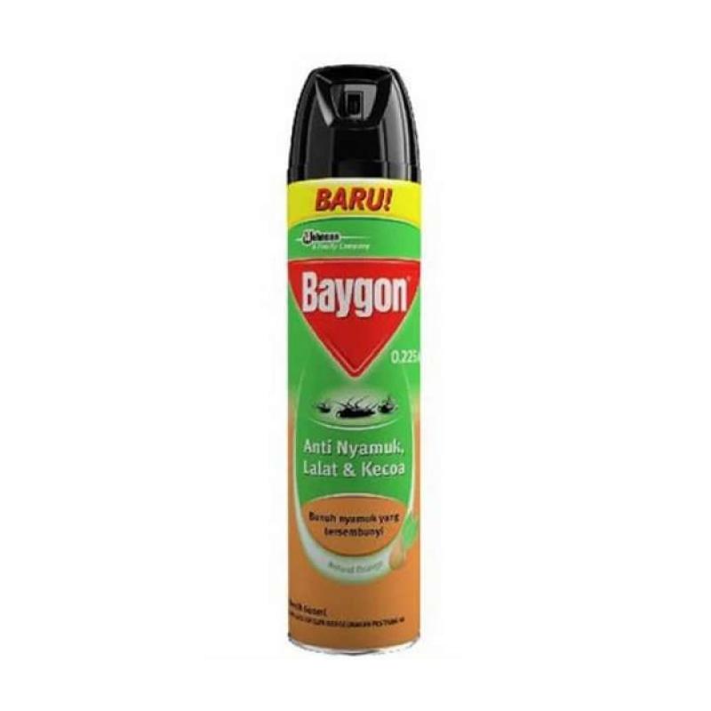 Promo Baygon Wangi Orange Blossom Anti Nyamuk Lalat Dan Kecoa [600 Ml ...