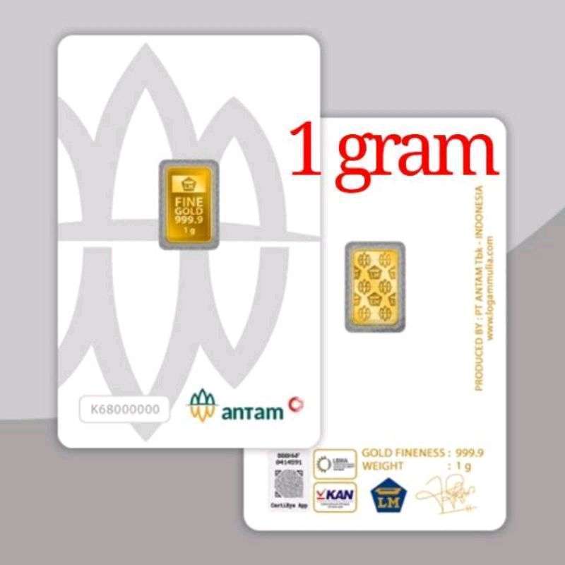 Jual Antam Emas 1 gram 2022 Redmark di Seller House of Cuties ...