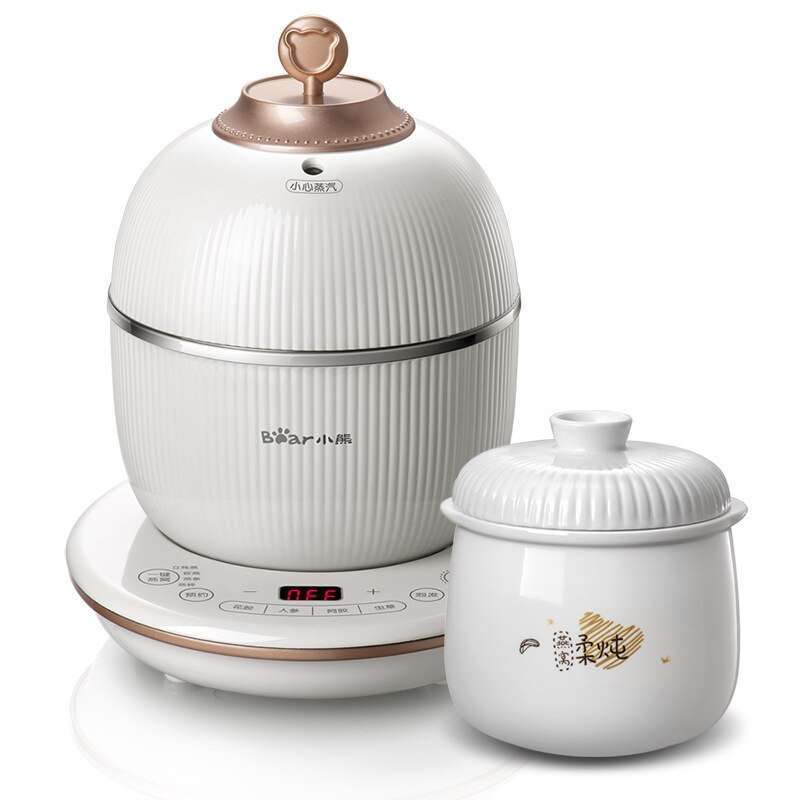 Jual BEAR Electric Mini Stew Pot 0.6 Liter Slow Cooker C06A1 Timer Soup ...