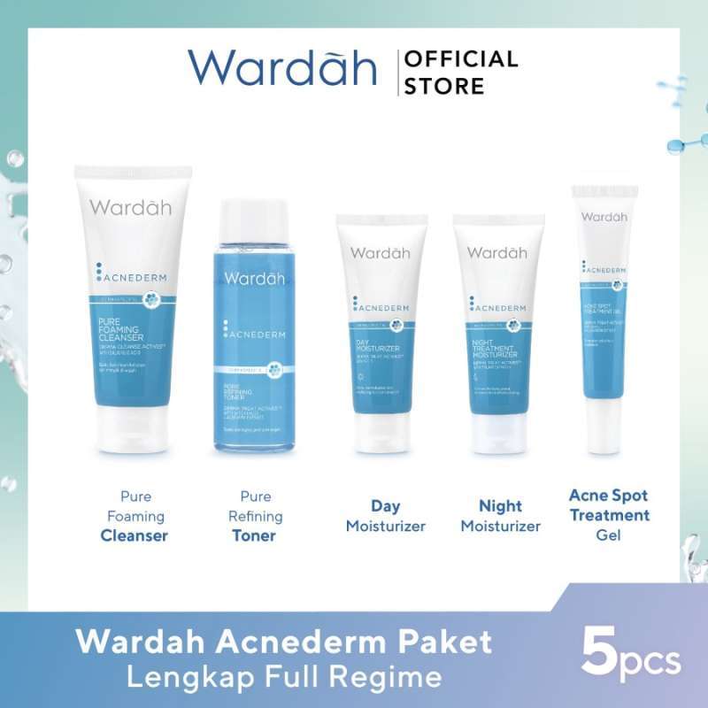 Promo Wardah Acnederm Paket Lengkap Diskon 18% di Seller Surya Tokoku ...
